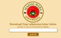 Maasai Mara University admission letters & Pdf Lists portal login - Educationnewshub.co.ke