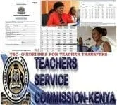 TSC transfer letter - Educationnewshub.co.ke