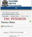 TSC- How to check your pension processing status online ...