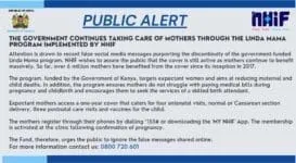 NHIF gives latest information on the Linda Mama program ...