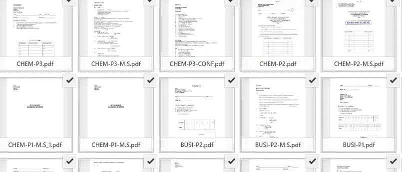 Free KCSE Past Papers and Marking Schemes- Ultimate Collection ...